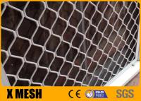 China White Color Diamond Expanded Metal Mesh Screen Grilles 1250*2050mm for sale