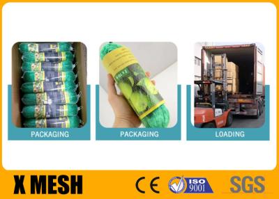 China 17 Inch Width Plastic Mesh Netting 500 Ft Length Green Color Uv Resistance Anti Bird for sale