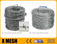 China Galvanized Barbed Wire With Four Barb Type Reverse Twist High Tensile For itary Security for sale