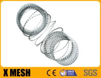 China Razor Barbed Wire With BTO 22 Cross Type 5 Clips Each Circle 600mm Outside Diameter for sale