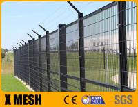China Powder Coated High Security 358 Wire Mesh Fence With 12.7mm X 76.2mm For Airport for sale
