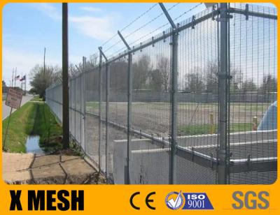 China Hot Galvanized Silver Colour Anti Climb Mesh Fence 358 Anti Cut Clear View Wire Mesh Panels for sale