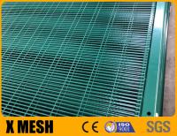 China Green Powder Coated Anti Climb Mesh Fence High Security 358 Anti Cut Prison Mesh For Industrial for sale