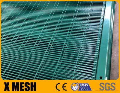 China Green Powder Coated Anti Climb Mesh Fence High Security 358 Anti Cut Prison Mesh For Industrial for sale