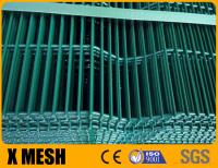 China Green Powder Coated Anti Climb Mesh Fence High Security 358 Anti Cut Prison Mesh For Industrial for sale