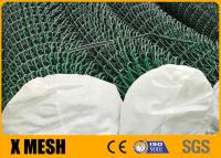 China Roll Of Green Vinyl Coated Chain Link Fence ASTM F668 for sale