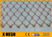 China KxT Brown Vinyl Coated Chain Link Fence for sale