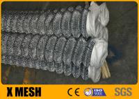 China Stainless Steel KxK Selvage Chain Link Mesh Fencing For Industrial for sale