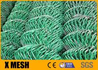 China Economical Green PVC Chain Link Mesh Fencing ASTM F668 for sale
