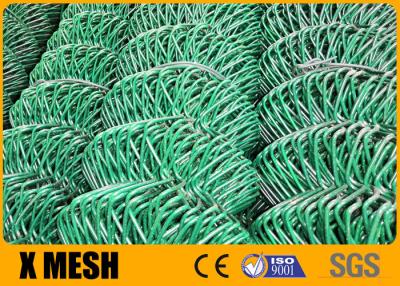 China Economical Green PVC Chain Link Mesh Fencing ASTM F668 for sale