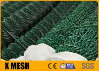 China Economical Green PVC Chain Link Mesh Fencing ASTM F668 for sale