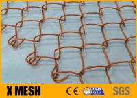 China Blue Vinyl  11 Gauge Chain Link Fence ASTM F668 PVC Coated for sale