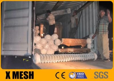 China Silver Dia 2.5mm Wire Galvanised Chain Mesh Fencing AS1650 for sale