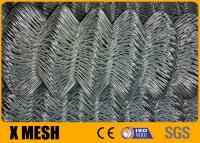 China 6061 Aluminium Diamond Chain Link Mesh Fencing ASTM A 491 Durable for sale