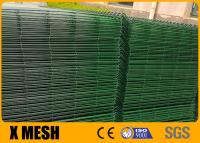 China 4 Folds Metal Mesh Fencing PVC Coated BS 10244 50mmx200mm for sale
