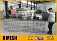 China 3 Folds V Mesh Fencing BS 4102 H 1.2m High Security Fence Panels for sale