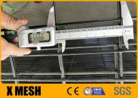 China Black Wire Mesh PVC Coating No Climb Security Fence BS EN 13438 for sale