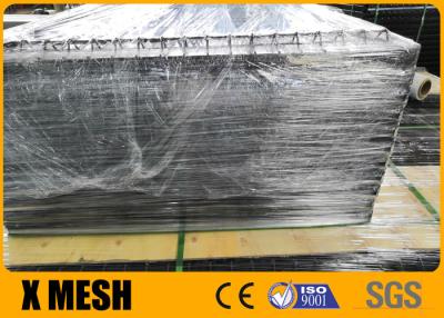 China 3 V Beams Anti Climb Mesh Fence 5mm Wire Black Welded 75% for sale