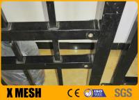 China ASTM F2589 Black Metal Ornamental Steel Fence 52 Inches for sale