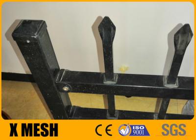 China Bronze Color Commercial Steel Fencing ASTM F2408 96 Inches for sale