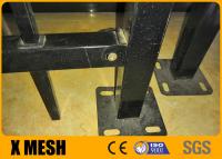 China Bronze Color Commercial Steel Fencing ASTM F2408 96 Inches for sale