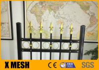 China Spacing 3.75'' High Security Wrought Iron Ornamental Fences ODM for sale