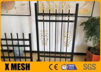 China Spacing 3.75'' High Security Wrought Iron Ornamental Fences ODM for sale