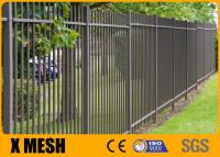 China E Coat Security Metal Fencing ASTM F2408 Steel Picket Fence for sale