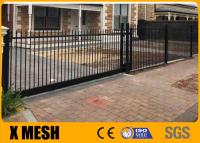 China Protecting 60'' Ornamental 3 Rail Aluminum Fence ASTM F2589 for sale