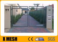 China Aluminium Garden Metal Driveway Gates Rail 40x40mm Metal Security Fencing for sale