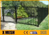 China 25x25mm Picket Security Metal Fencing 6 Point Welds For Garden for sale
