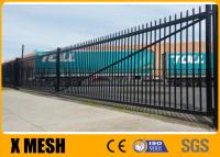 China Commercial Rail 140mm Security Metal Fencing Pre Galvanised for sale
