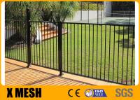 China H 2.1m Security Metal Fencing Powder Coated Aluminium Palisade Fence for sale