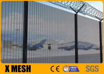China Galfan Steel Wire 8ga 358 Anti Climb Mesh For Airport Security for sale