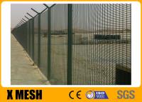China Galfan Steel Wire 8ga 358 Anti Climb Mesh For Airport Security for sale