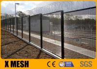 China Prison 8Ga Black Powder Coated Fencing EN 10223 High Security for sale