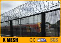 China Prison 8Ga Black Powder Coated Fencing EN 10223 High Security for sale