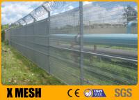 China Black Highway 358 Security Mesh Fencing Panels Anti Climb for sale