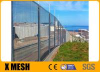 China Hot Galvanized 358 Anti Climb Fence 3300mm Black Powder Coated for sale