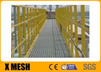 China Plain Type Galvanised Stainless Bar Grating Cross Bar Pitch 100mm for sale