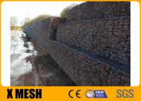 China Galfan Gabion Wire Mesh Wire Dia 5mm PVC Coated Gabion Box for sale