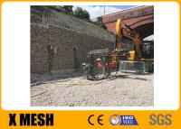 China Galfan Hexagonal Gabion Basket ASTM A974 2mm Wire Dia for sale