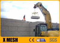China 6×1×1m Gabion Wire Mesh Galfan Zinc Alloy Coated Gabion Sea Wall for sale