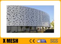 China Thickness 2.5mm Perforated Metal Mesh 25mm Hole Decorative Metal Screen for sale