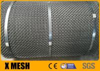 China Hole 75mm Stainless Steel Woven Wire Mesh Roll ASTM A853 for sale