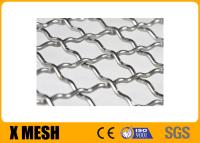 China Length 3m Woven Stainless Steel Crimped Wire Mesh Panels ASTM A853 for sale