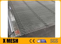 China Wire Dia 10mm 65Mn Black Woven Wire Mesh Sheets Powder Coated for sale
