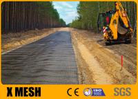 China 4x10m Black Plastic Mesh Netting Roll ASTM D7737 For Municipal Project for sale