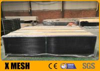 China 2.4m Housing Estate Powder Coated Wire Mesh Fencing Vertical Spacing 50mm V Shape Bend for sale