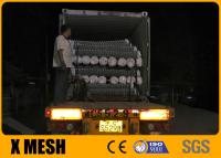 China 2100mm Height Plastic Coated Chain Wire Fencing Heavy Galvanized Diameter 4mm for sale